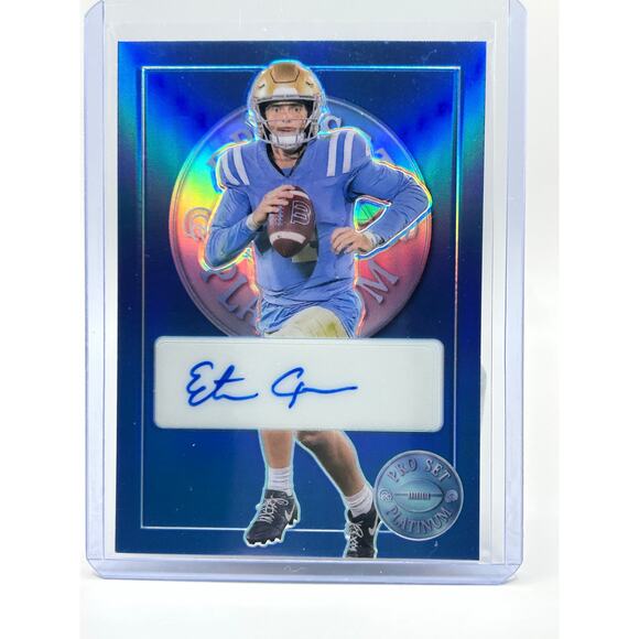 Leaf | Toys | 224 Leaf Pro Set Platinum Ethan Garbers Blue Auto 72 Sp ...